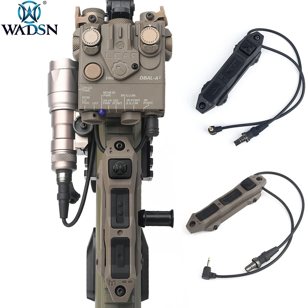 WADSN-Airsoft-New-Tactical-Pressure-Switch-Button-Remote-Dual ...