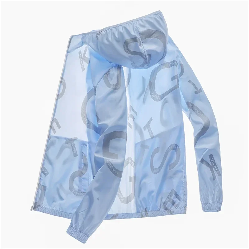 2024 Summer Men Women UV Sun Protection Jacket Skin Coats Mens ...