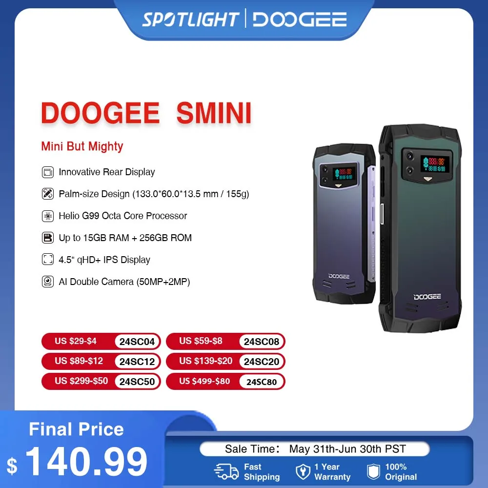 Doogee Smini - Full phone specifications
