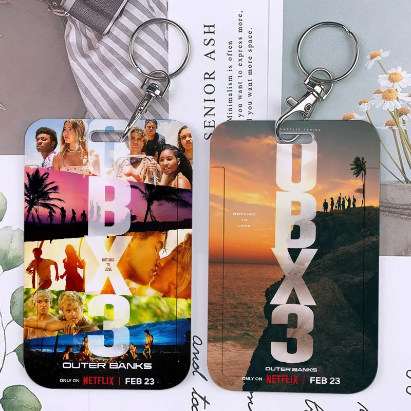 TV Show Outer Banks DBX3 Keychain Card Holder Keychains Badge Business ...