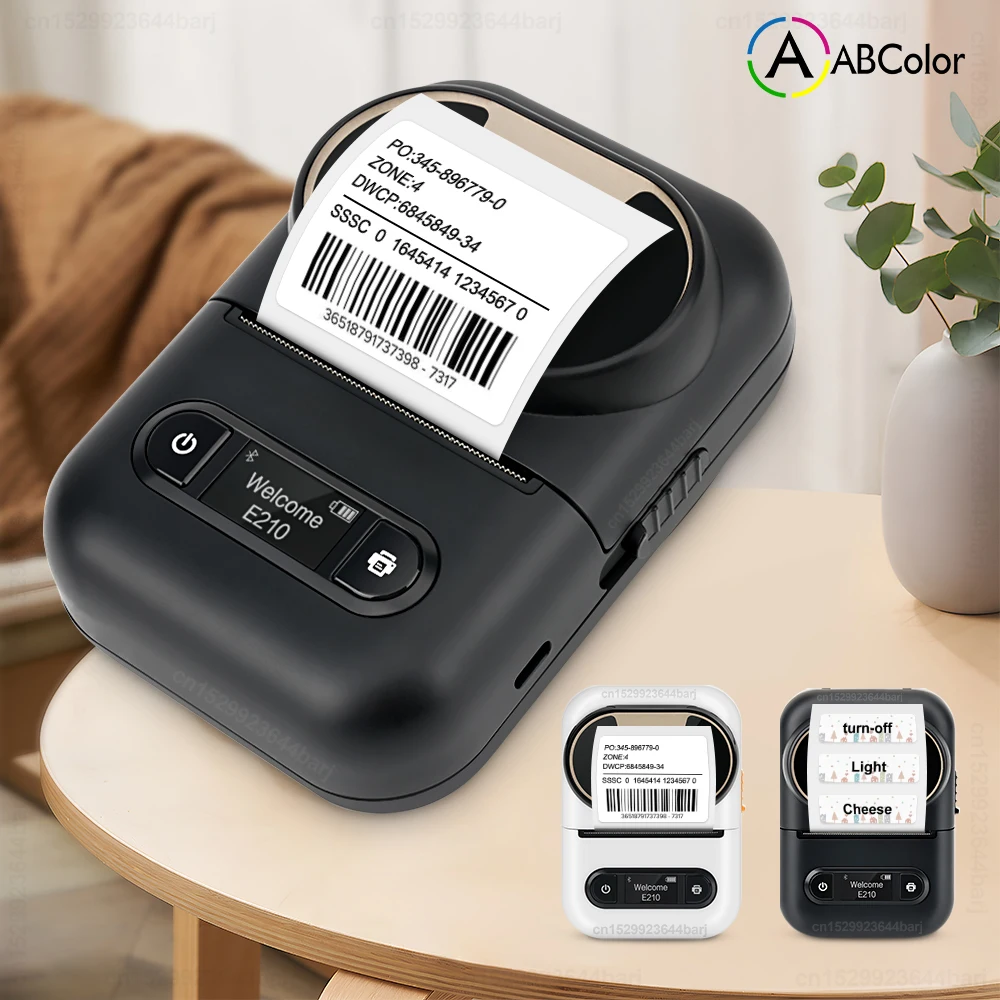 Thermal-Label-Printer-E210-Wireless-Bluetooth-Label-Maker-Similar-as ...