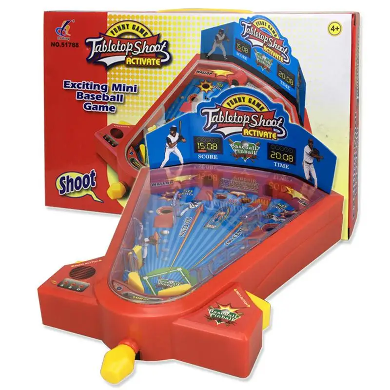 Pinball-Machine-parent-child-interactive-game-Desktop-Baseball-Toy ...