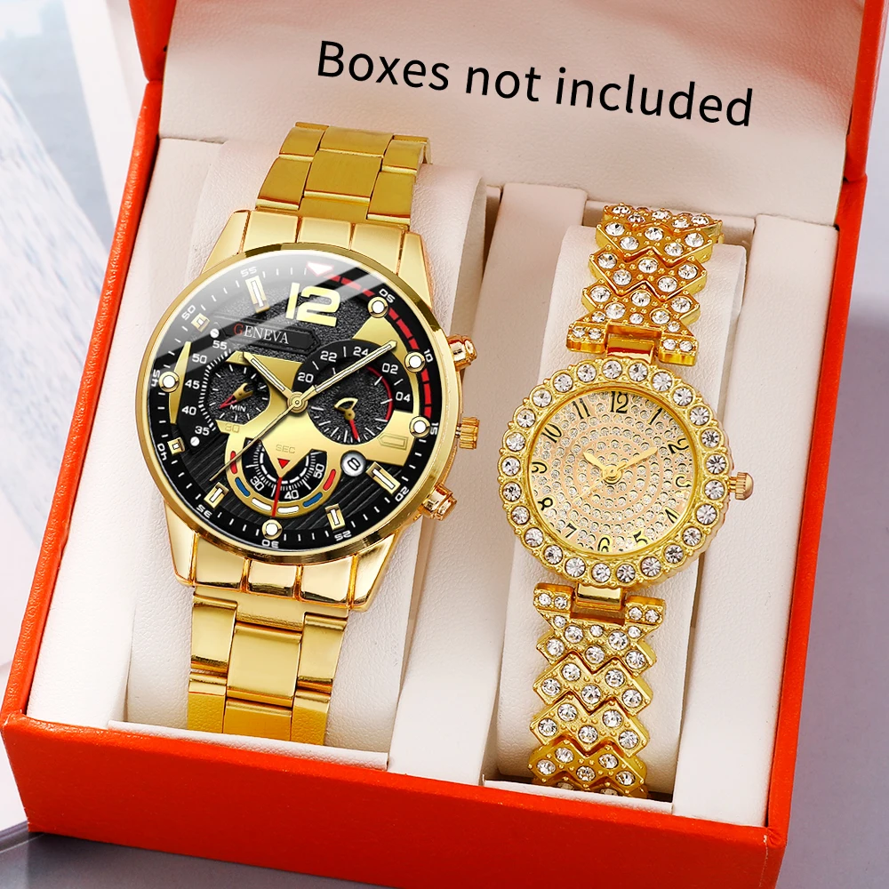 Trend Alloy Couple Couple Watch Fashion Ambition Watch Couple ...