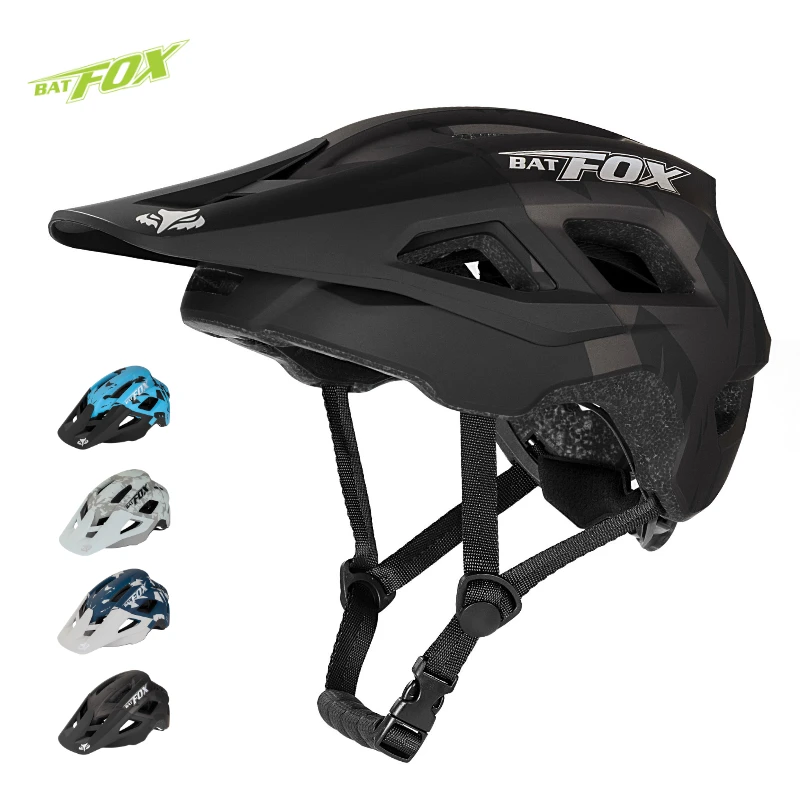 BAT-FOX-Helmet-cycling-MTB-bicycle-helmet-integrally-molded-Mountain ...