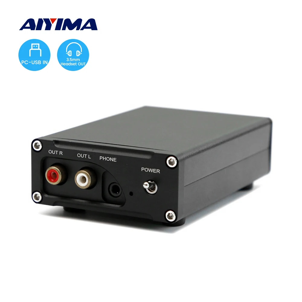 AIYIMA-Audio-DAC6-Stereo-Mini-Hifi-USB-DAC-Decoder-XMOS208-ESS9018Q2M ...
