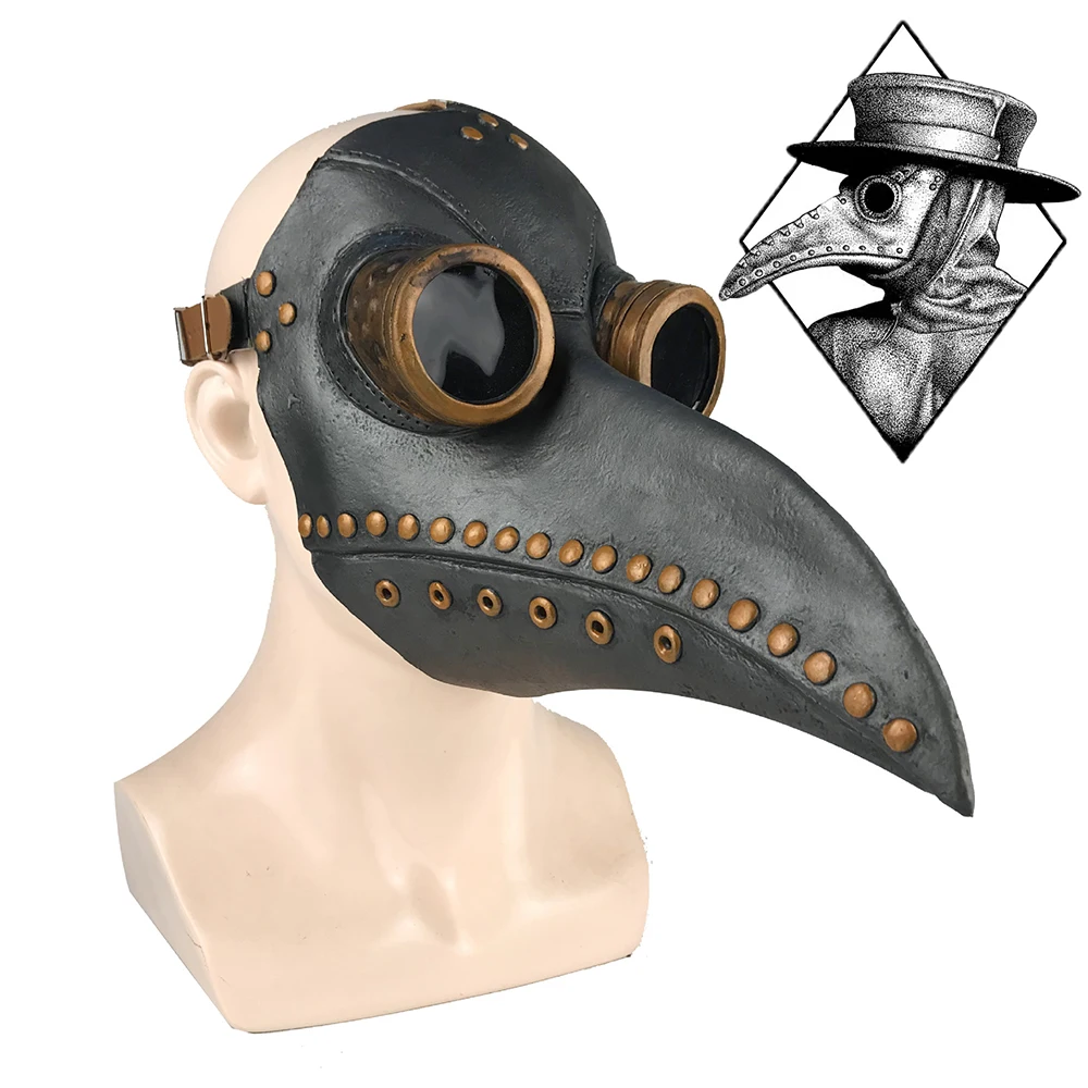 Black Death Plague Mask