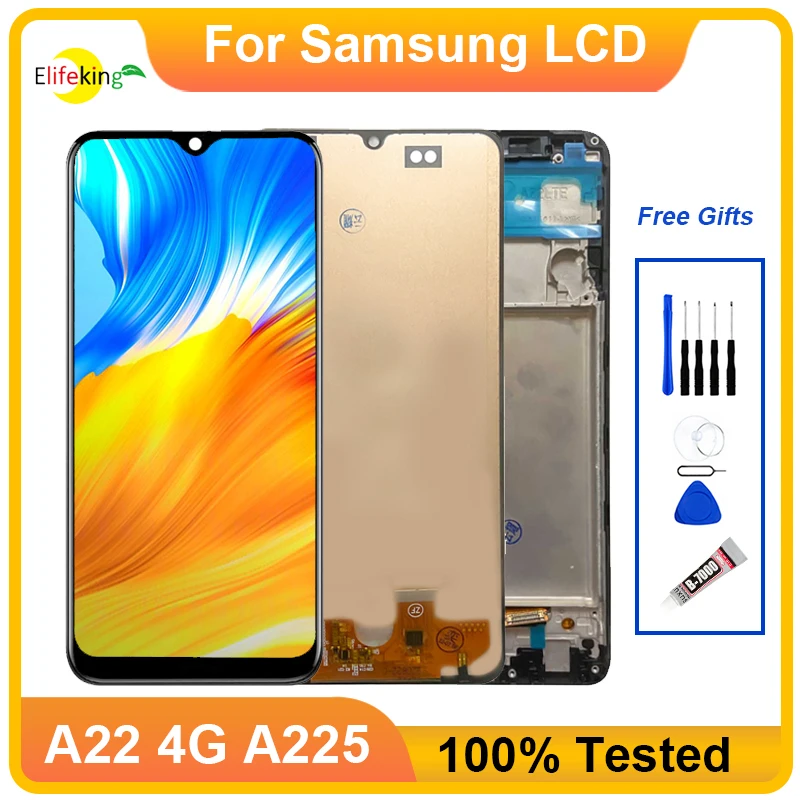A225-LCD-Screen-For-Samsung-Galaxy-A22-4G-A225-Display-Touch-Screen-SM ...