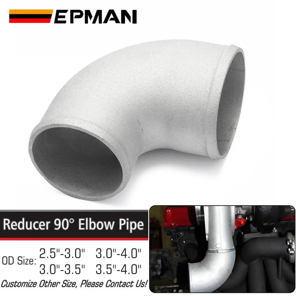 90 Degree 4" Inch 102mm Intercooler Turbo Tight Bend Cast Aluminum Elbow Pi