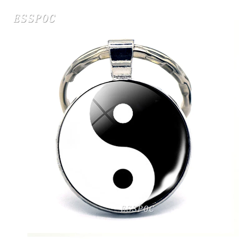 Yin Yang Tree Life Keychain | Yin Yang Key Chain Keys | Yin Yang Keys ...
