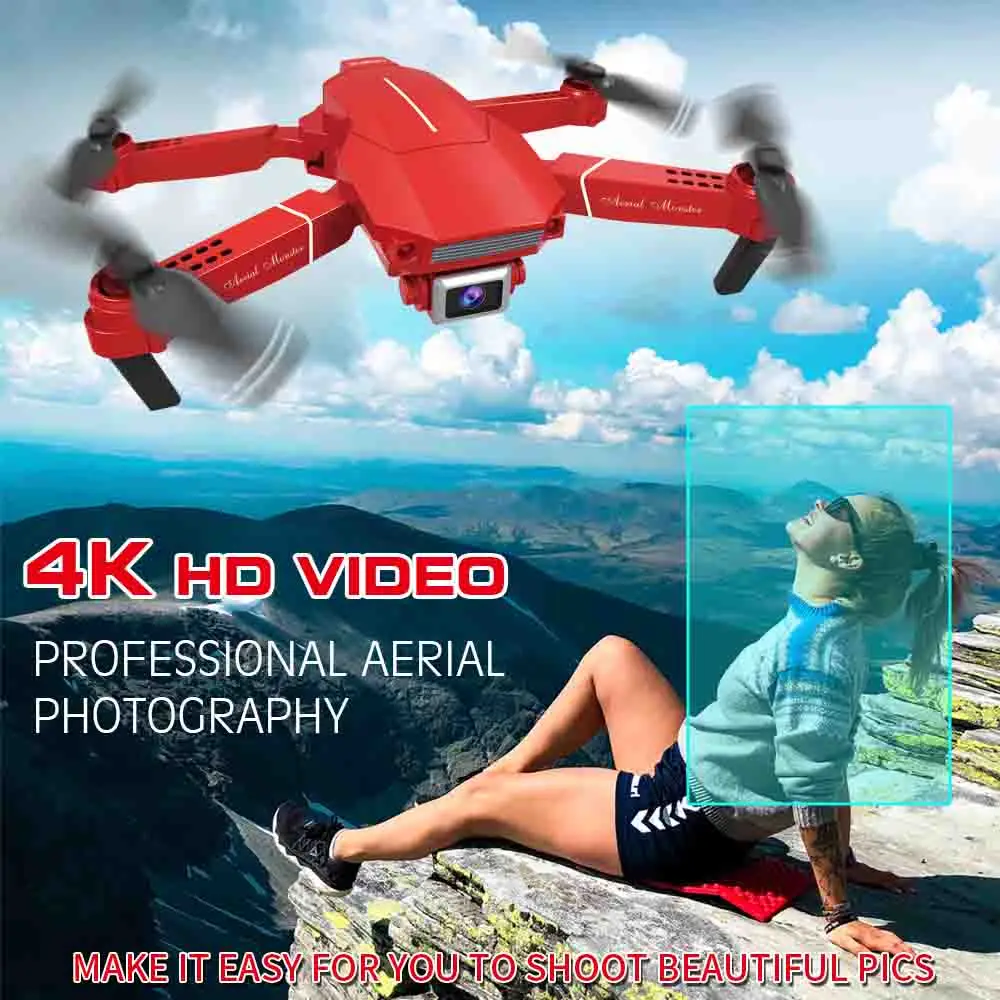 Sky-Fly-JHD-SF908-E98-Mini-4K-Professional-HD-Camera-WiFi-FPV-Drone ...