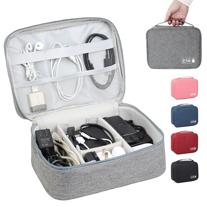 NEW-Data-Cable-Storage-Bag-Large-Size-Travel-Organizer-Bag-Portable-USB ...
