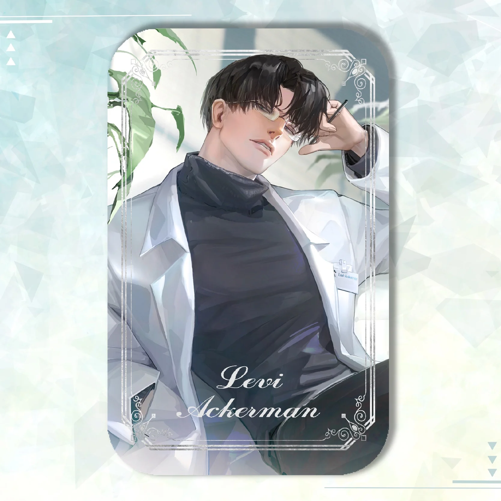Anime Levi Ackerman Attack on Titan Cosplay Double Flash Badge Emblem ...