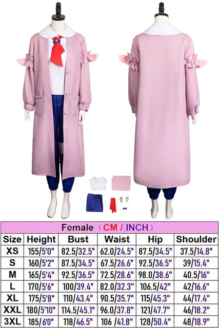 Disfraz de Cosplay de Friede Perrin Rika Aoi Dot Lacey para mujer y ...