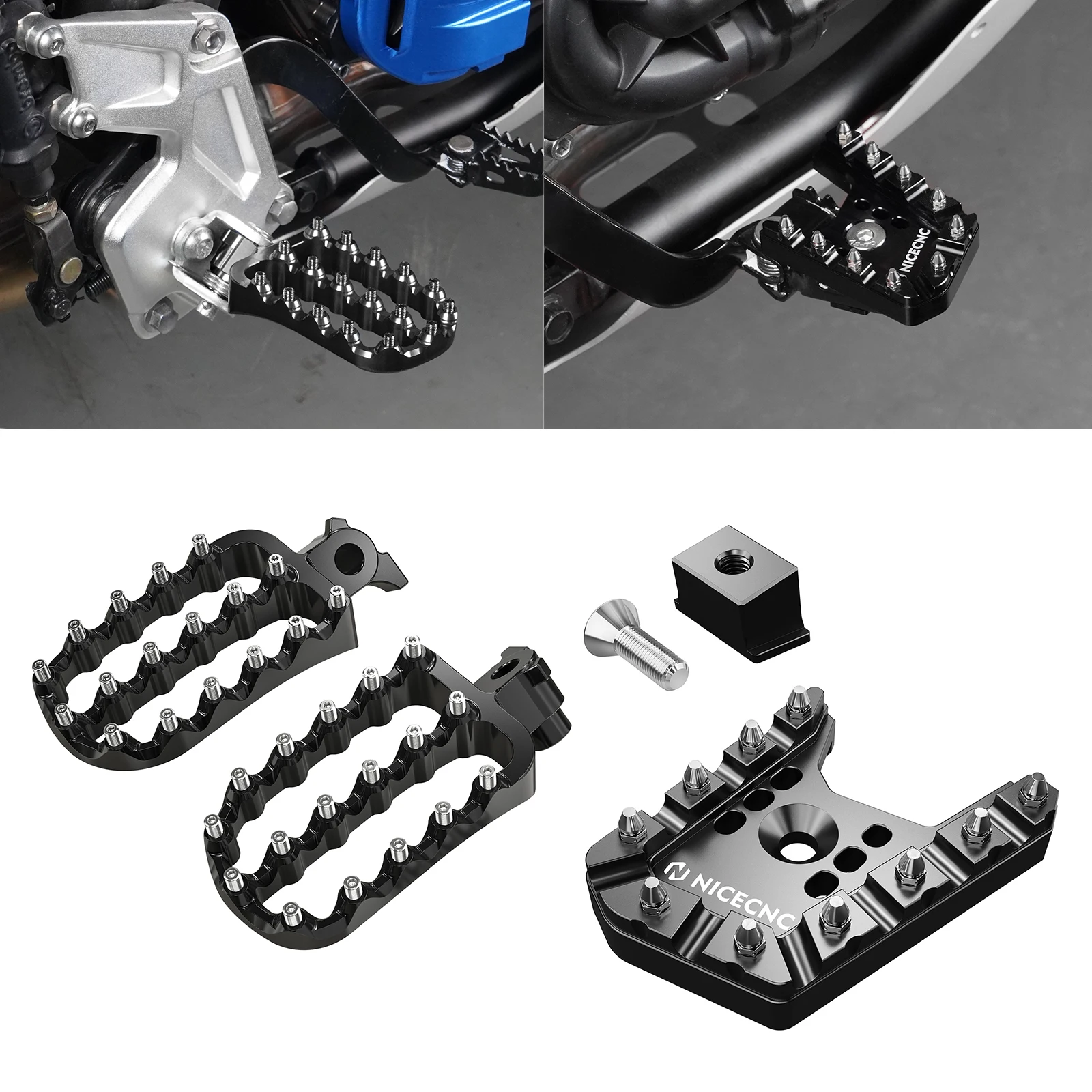 For-Yamaha-Tenere-700-XTZ-700-2019-2024-Wide-Footrest-Foot-Peg-Foot ...