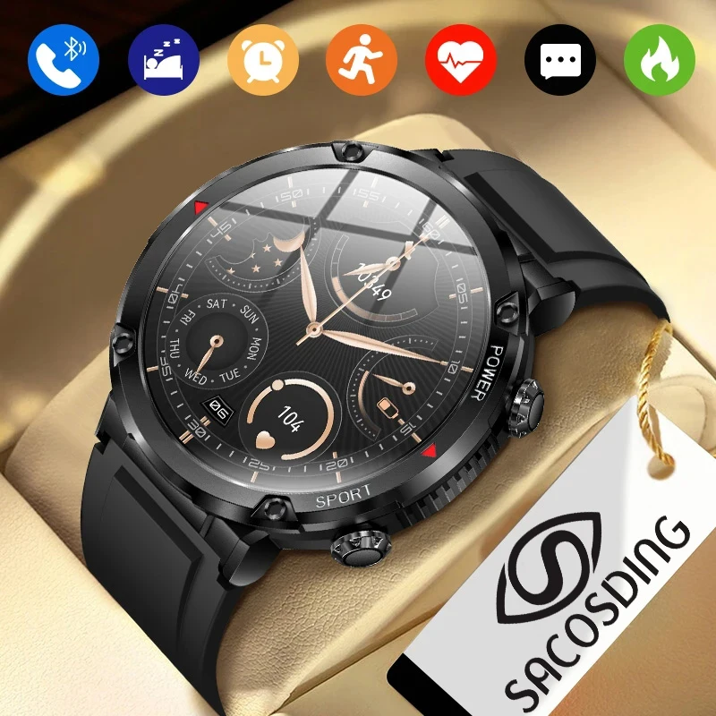 New-Bluetooth-Call-Smartwatch-Custom-Dials-Clock-Sports-Fitness ...