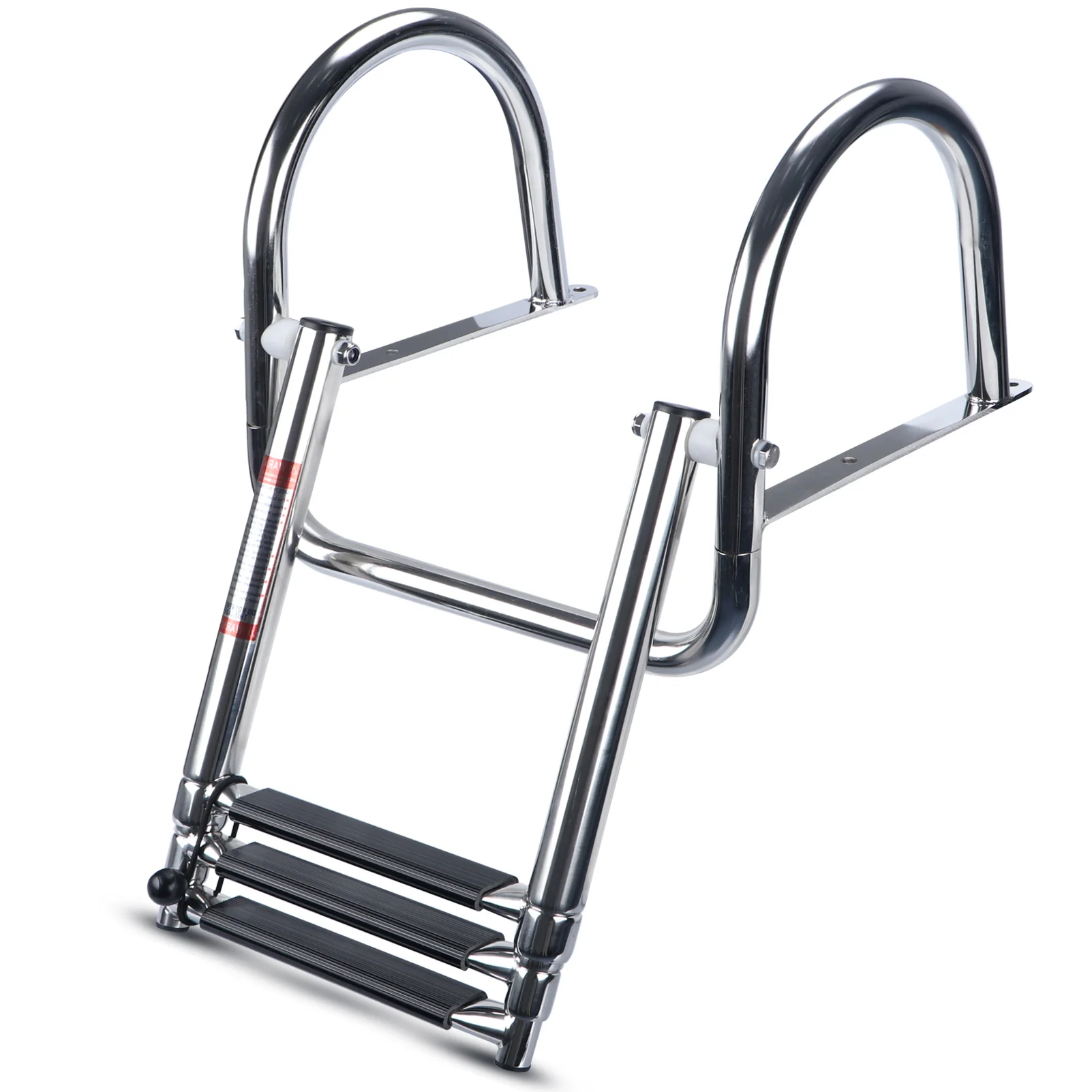 Marine-Boat-Ladder-Stainless-Steel-Telescoping-Ladder-Sliding-Folding ...