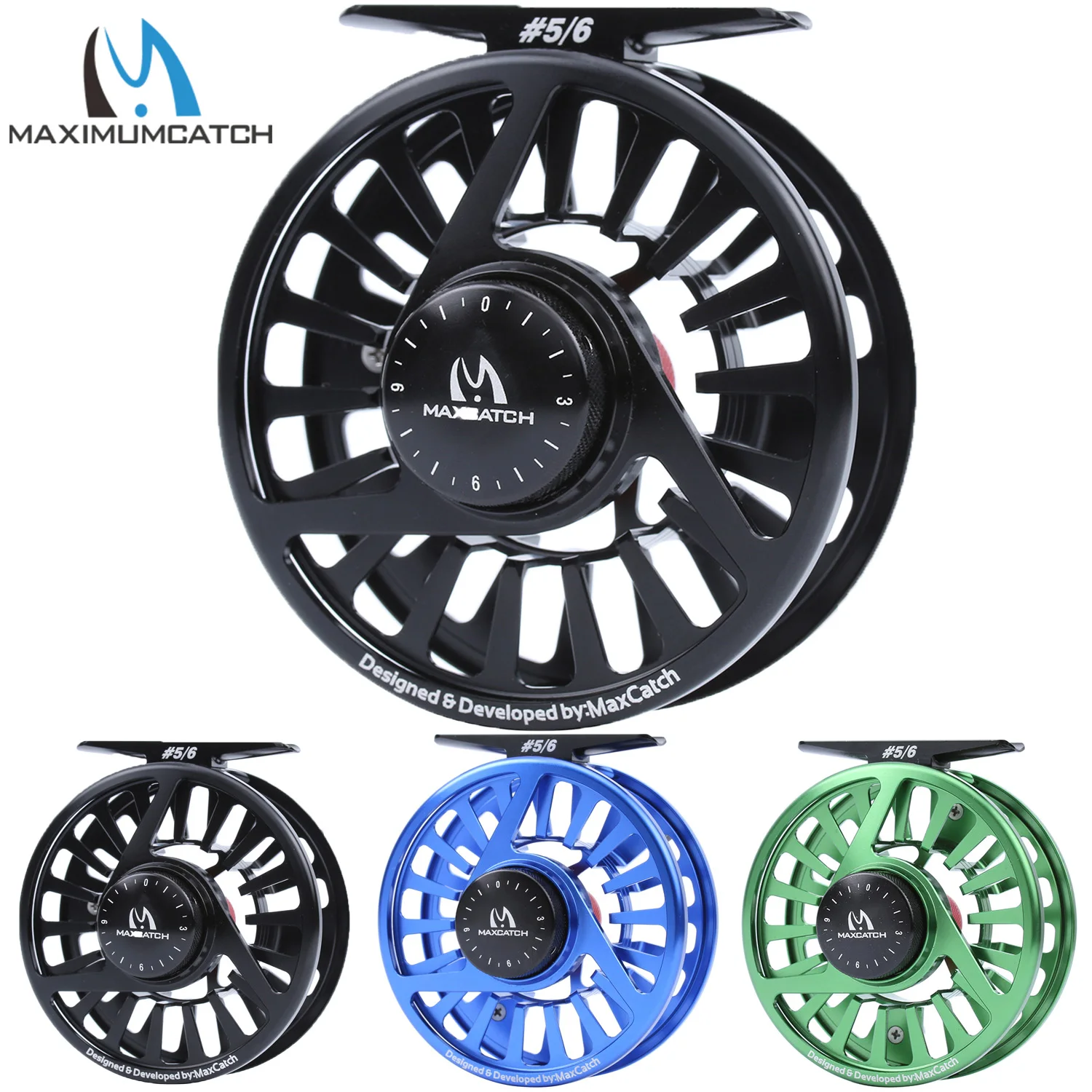 Maximumcatch AVID Fly Fishing Reel 1/3/4/5/6/7/8WT CNC Machined ...
