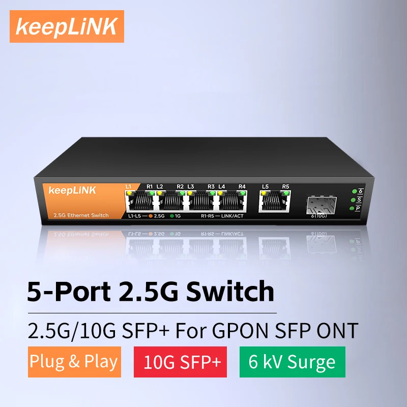 KeepLiNK-6-Port-Multi-Gigabit-Network-Switch-with-5-2-5Gb-Ethernet-and ...