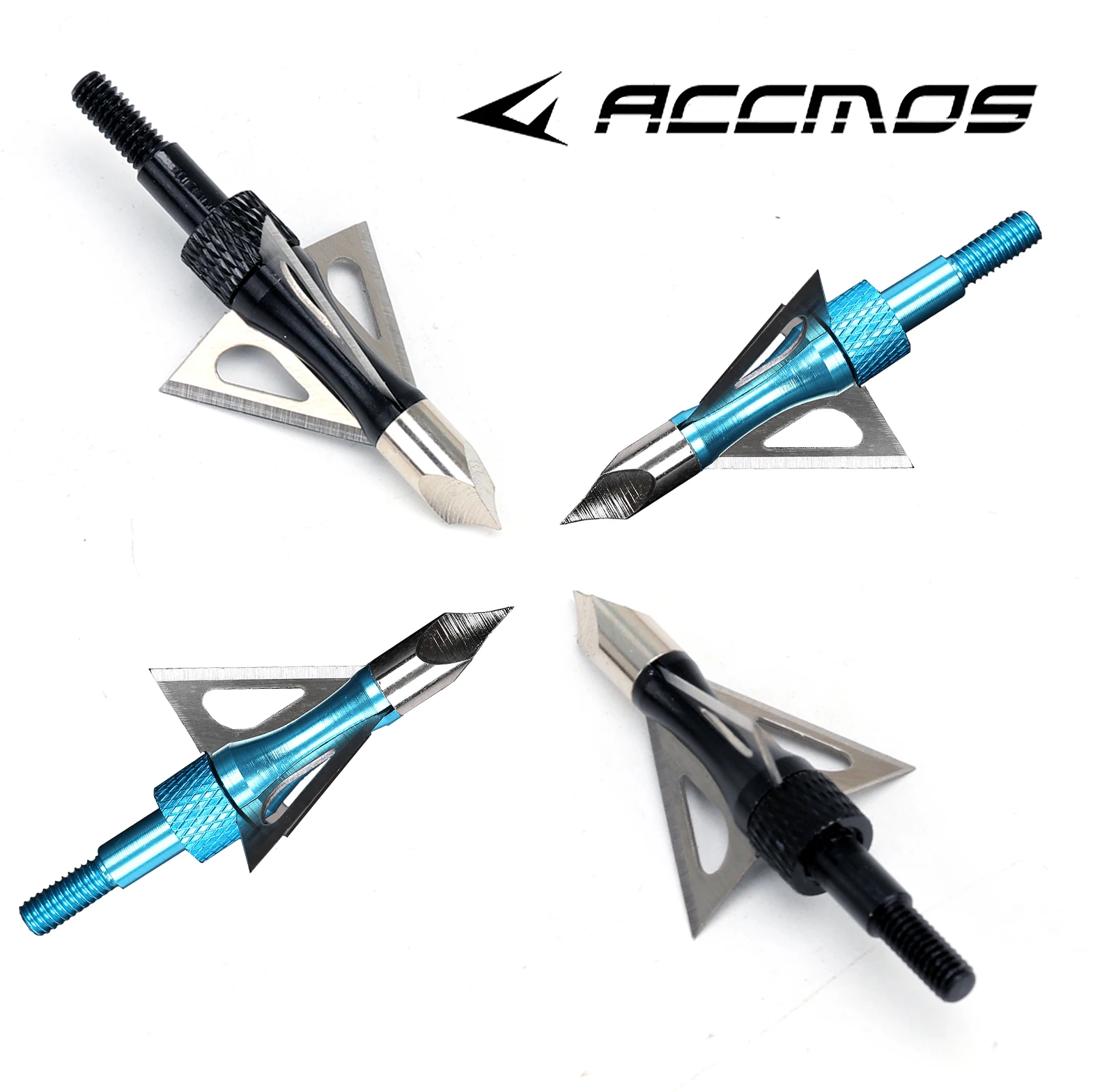 3-6pcs-Arrowheads-Hunting-Broadhead-100-Grain-3-Blade-Screw-Arrow-Point ...