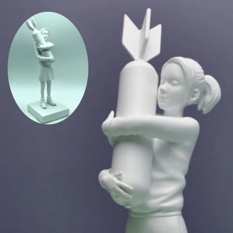 Bomb-Hugger-Girl-Statue-Banksy-Peace-Theme-Modern-Art-Design-Model ...