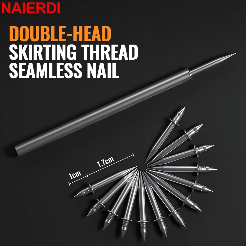 NAIERDI-50-Pieces-Double-Headed-Nails-Invisible-Screws-Double-headed ...