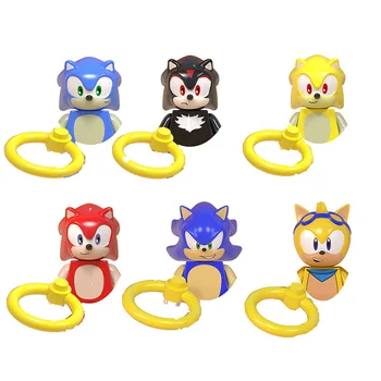 WM931 LG001 película animada Sonic Building Block, Mini bloque de ...