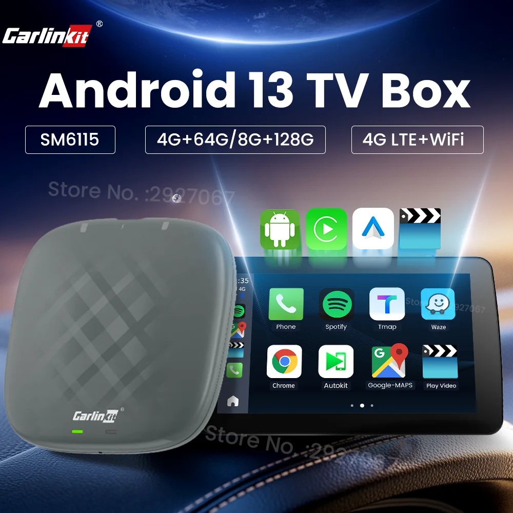 2024-Carlinkit-Tbox-S1-Android-13-TVBox-Wireless-Android-Auto-Carplay-Adapter-SM6115-Streaming ...