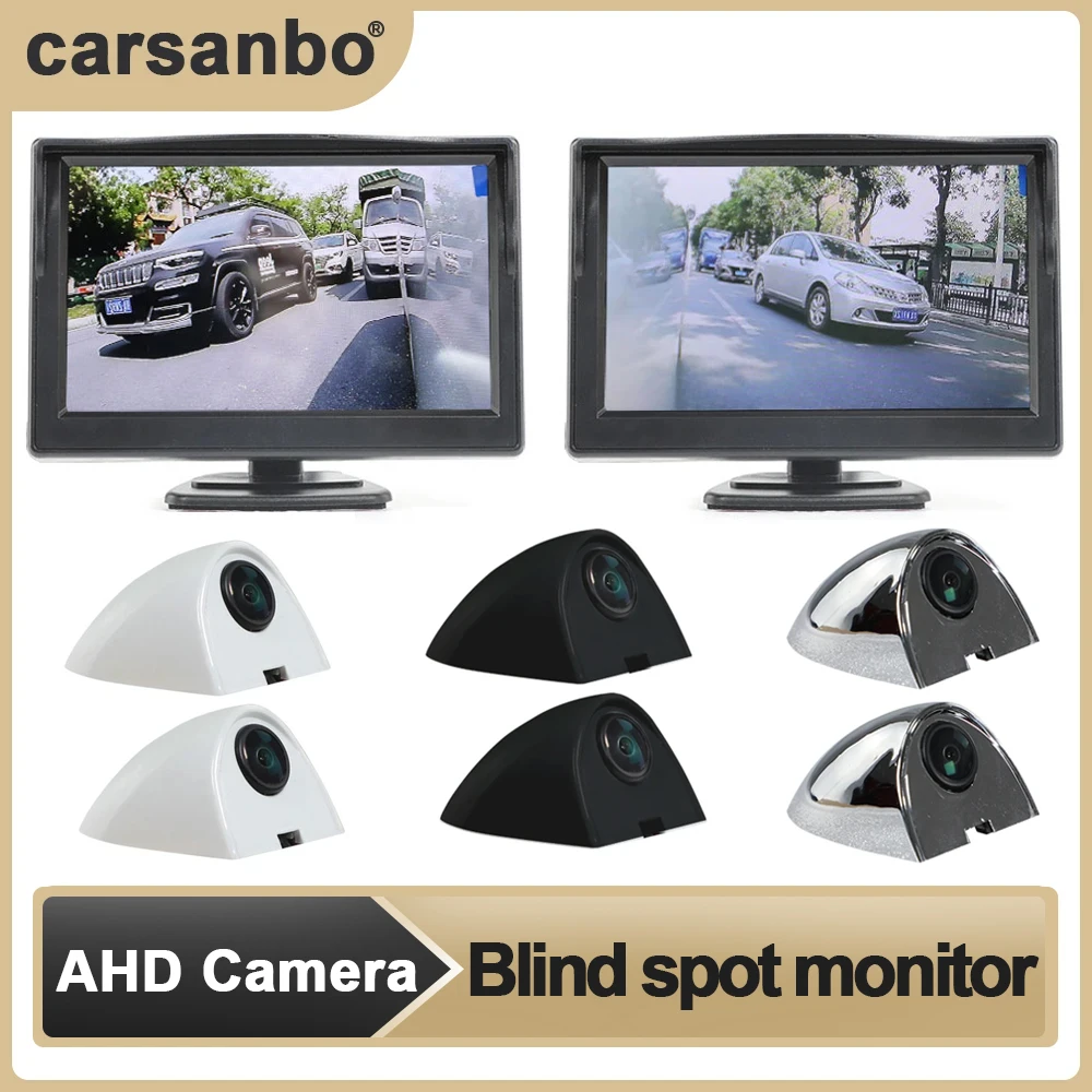 Car-AHD-5-inch-Digital-Side-View-Monitoring-Mirror-System-night-Vision ...