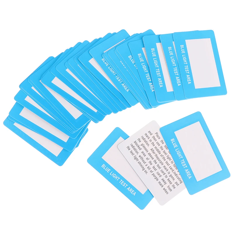 100-Pcs-Anti-Blue-Light-Test-Card-Test-Light-Glasses-UV-Test ...