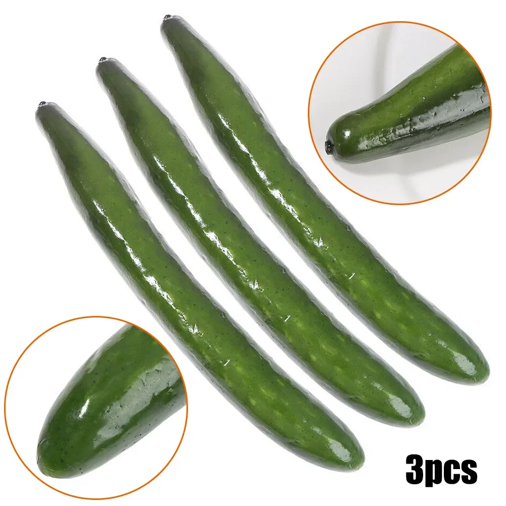 3pc Artificial Fake Cucumber Aubergine Brinjaul Model Hotel Restaurant ...
