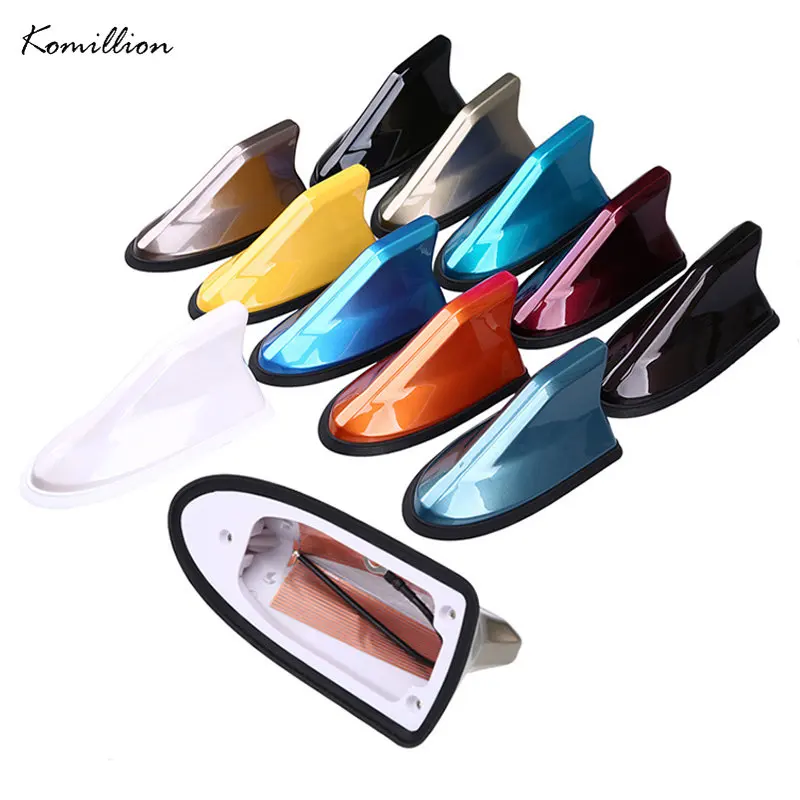 Car Shark Fin Antenna Roof FM Radio Signal Aerials Waterproof for Seat ...