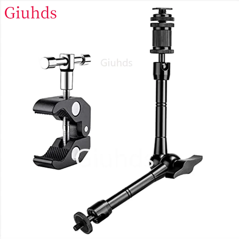 Magic-Articulated-Arm-Metal-Adjustable-Super-Clamp-For-LED-Light-LCD ...