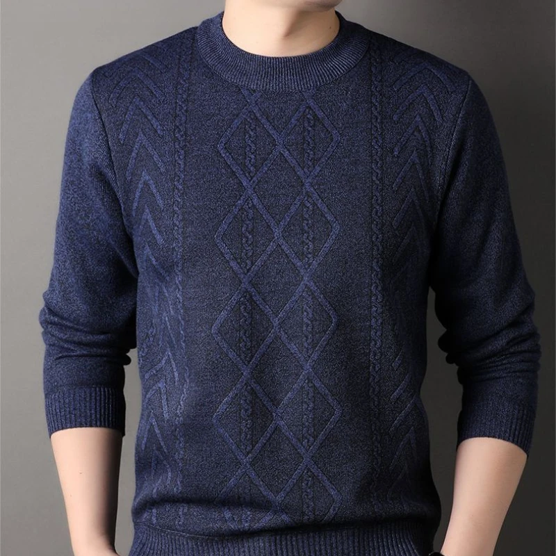 Plush-and-Thickened-Sweater-Knit-Sweater-for-Middle-aged-and-Elderly ...