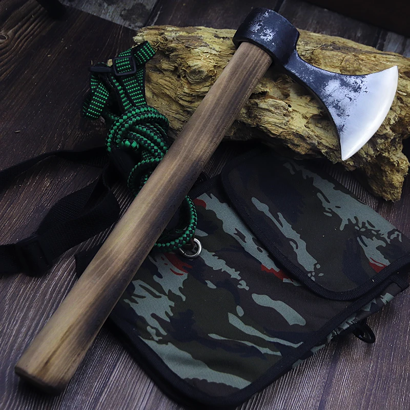 Fine-steel-forging-high-carbon-steel-outdoor-adventure-axe-wilderness ...