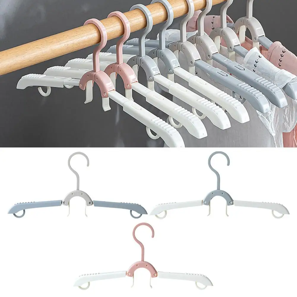 Multifunctional-Plastic-Foldable-Clothes-Hanger-Travel-Space-Saving ...