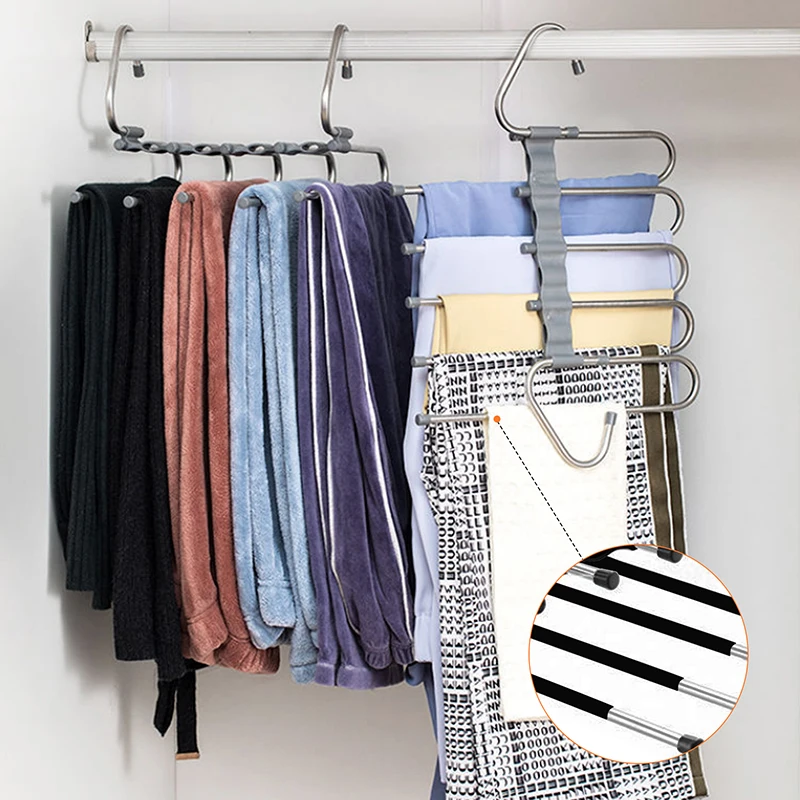 Stainless Steel Clothes Organizer Rack | Stainless Steel Pants Storage ...