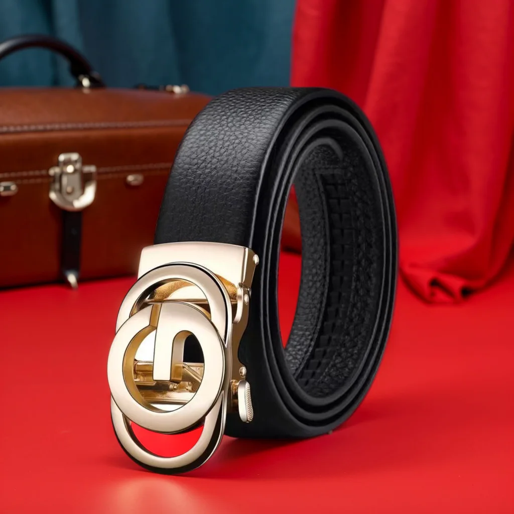 Genuine-Leather-Belt-Metal-Alloy-Automatic-Buckle-Brand-Luxury-Design ...