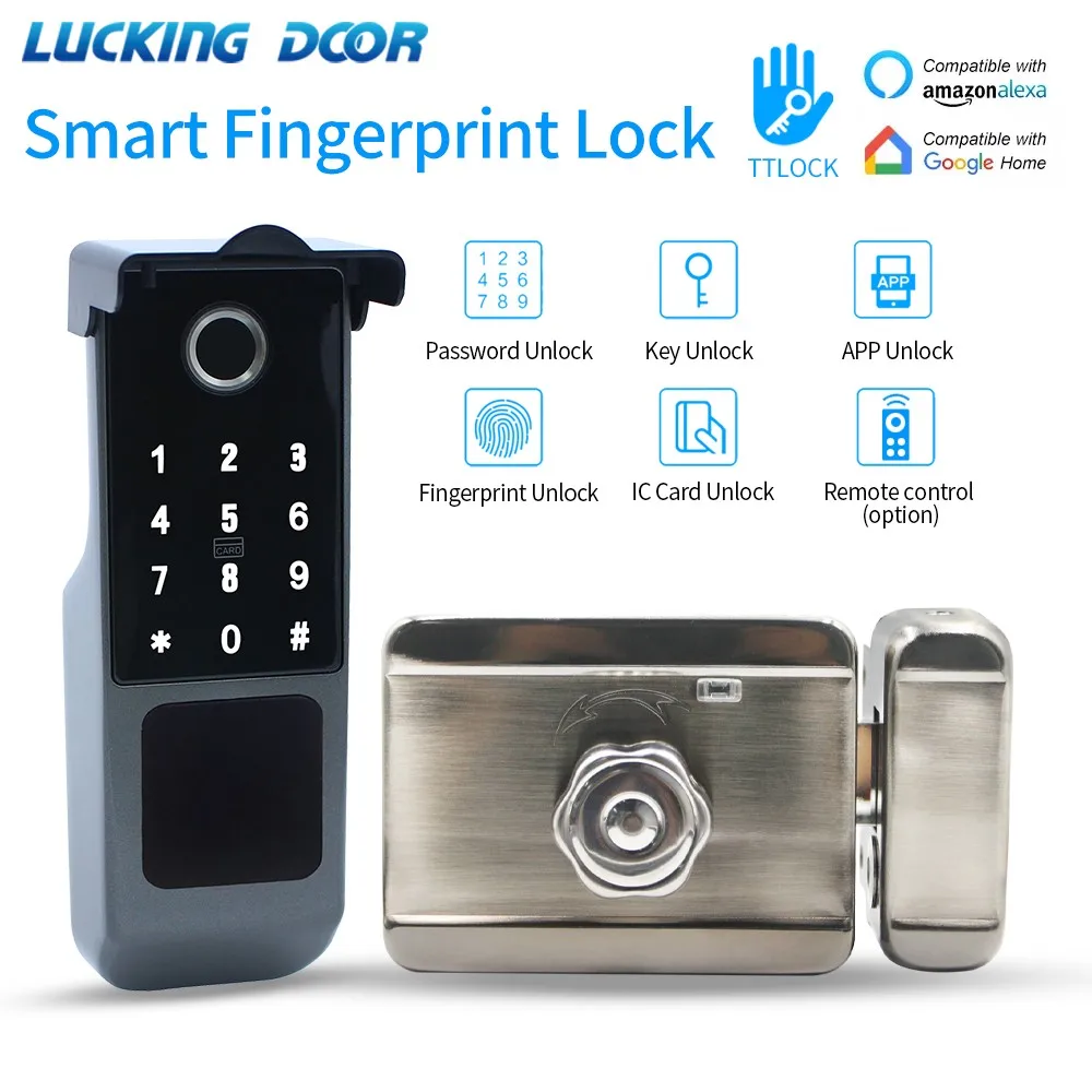 Waterproof-TTLOCK-App-Smart-Bluetooth-Fingerprint-Electronic-Lock-RFID ...