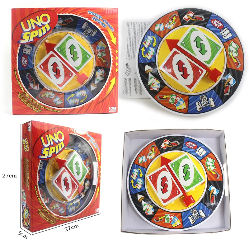 UNO-SPIN-Card-Board-Game-para-Crian-as-Poker-Playing-Cards ...