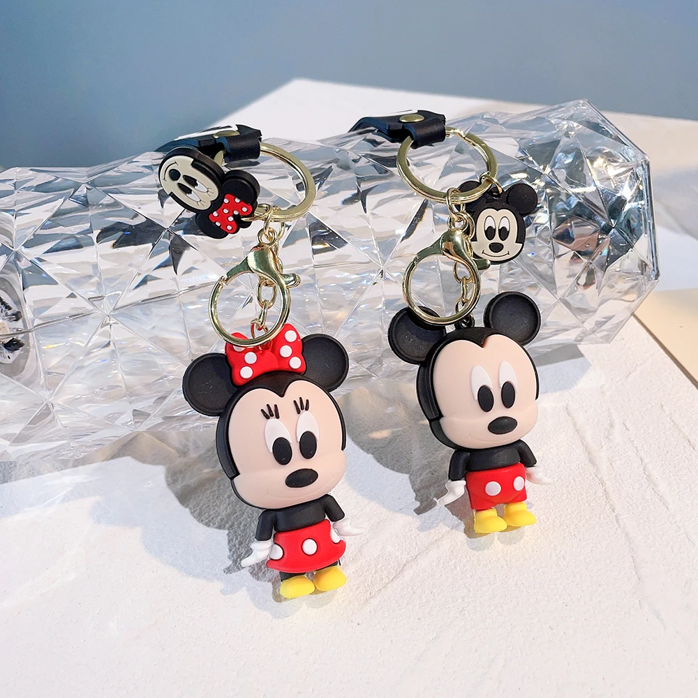 Anime-Disney-Keychain-Cartoon-Mickey-Mouse-Minnie-Cute-Doll-Kawaii ...