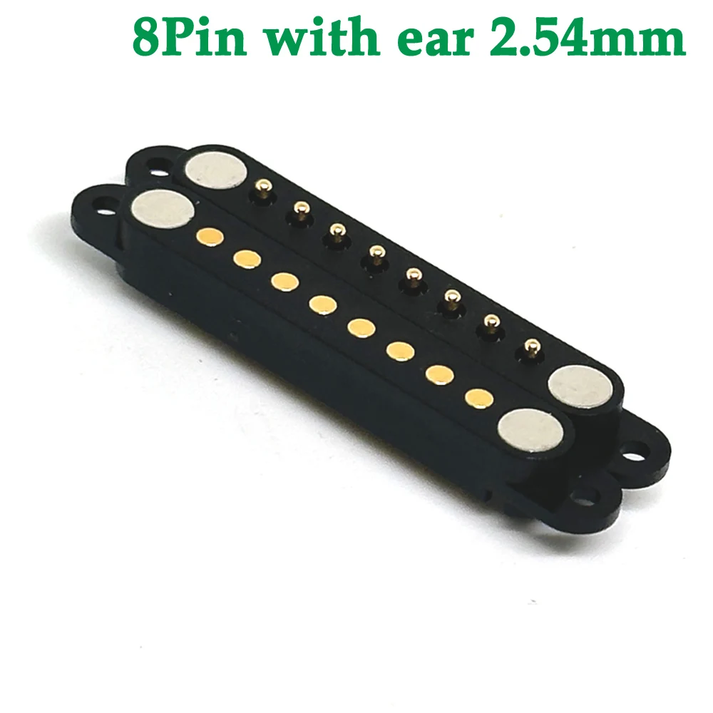 1sets-2-8Pin-Waterproof-Magnetic-Pogo-Pin-Connector-8Pin-with-ear-2 ...