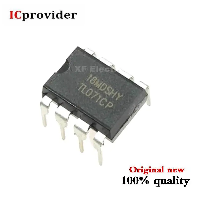 100pcs/lot TL071CP TL071 DIP8 IC New original|10 pcs| - AliExpress