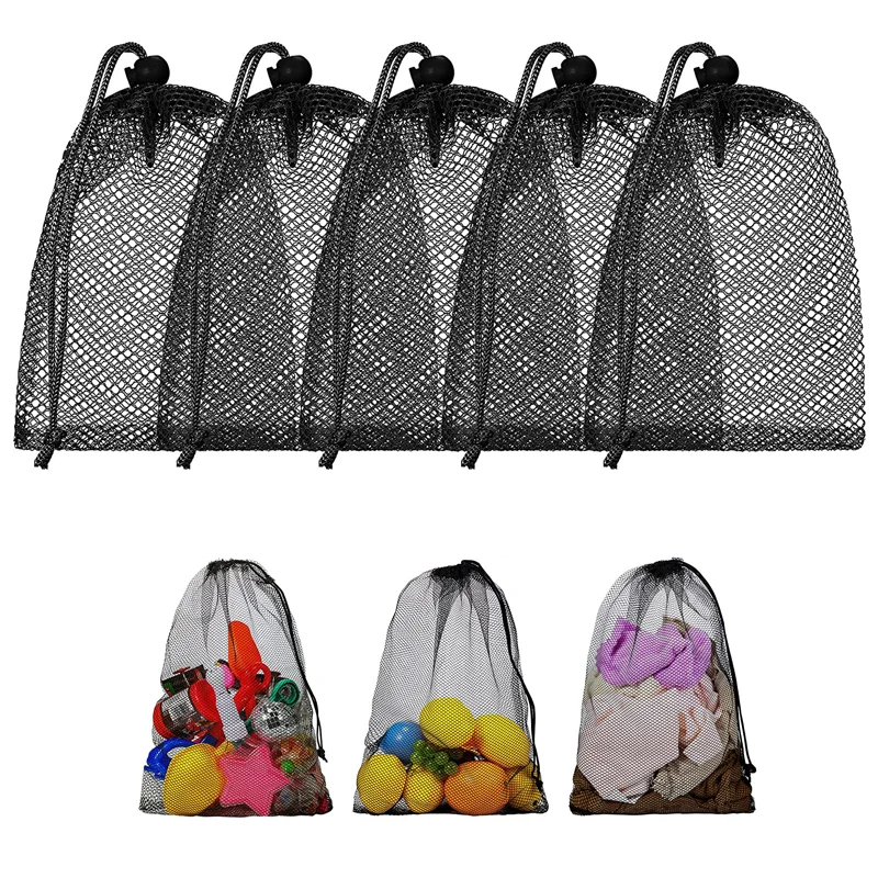 1Pc-Nylon-Mesh-Drawstring-Storage-Pouch-Bag-Stuff-Sack-Multipurpose ...