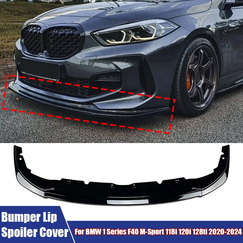 Car Accessories Front Bumper Lower Lip Spoiler Cover Trim For BMW 1 ...