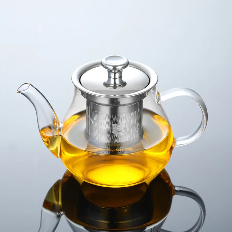 Heat-Resistant-Clear-Glass-Teapot-with-SUS304-Stainless-Steel-Strainer ...