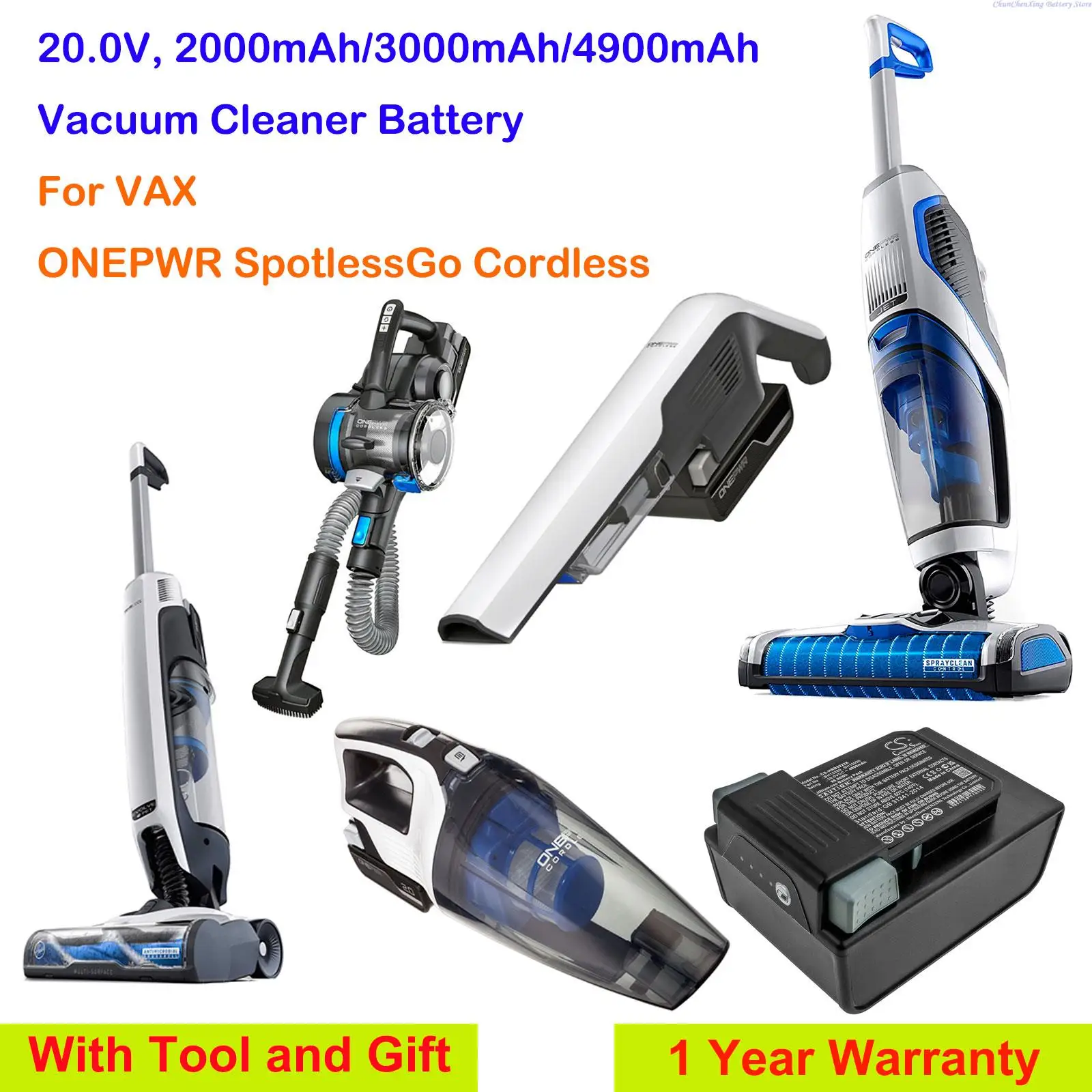 Cameron-Sino-2000mAh-3000mAh-4900mAh-Vacuum-Cleaner-Battery-BH15030 ...