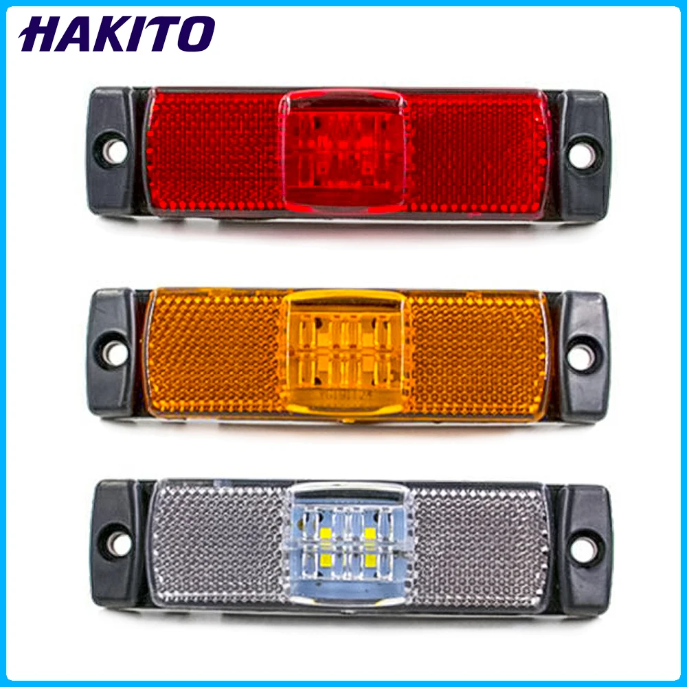 10pcs-4-LED-12V-24V-Side-Marker-Rear-Car-External-Warning-Light ...