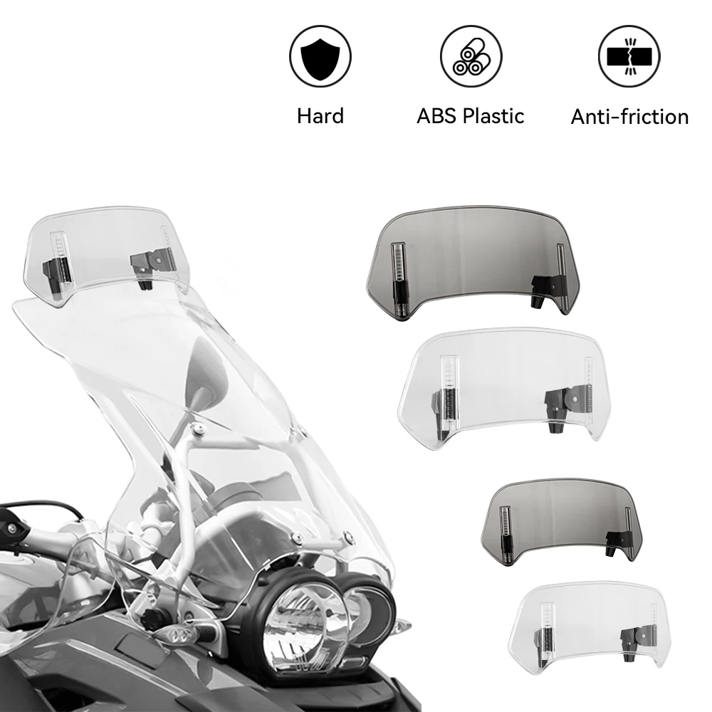 Adjustable-Heighten-Windshield-Motorcycle-Windshield-Universal ...