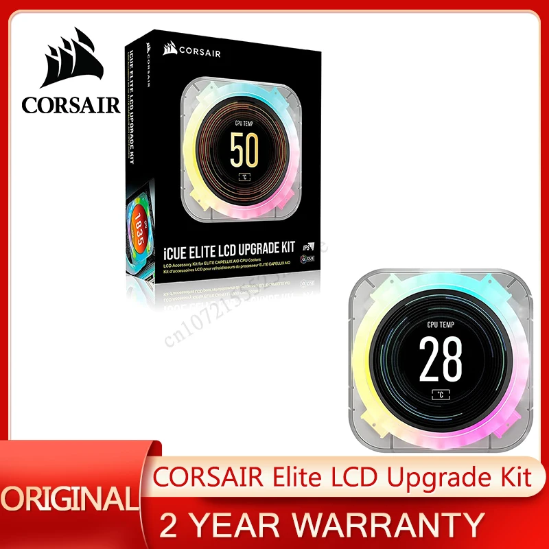 CORSAIR-Kit-Elite-Atualiza-o-LCD-Ice-CPU-Water-Cooler-Kit-Tela-Dedicada ...