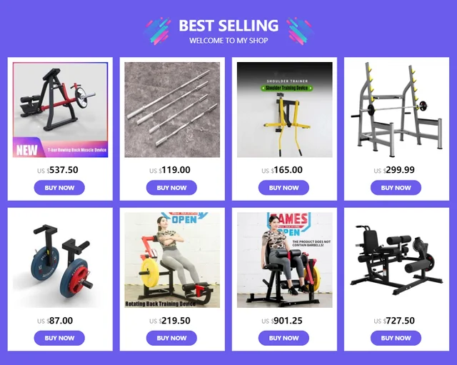 Gym Equipment Price List